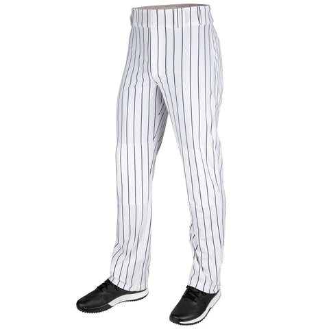 Triple Crown 2.0 White Pinstripe Open Bottom Pants – Silverstar-Sports Inc