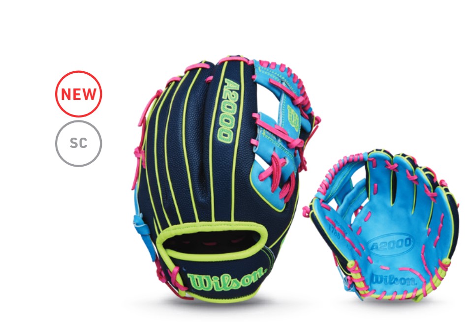 Wilson A2000 2025 Winter 1786 11.5" Sky Blue/ Black/ Optic Yellow/ Pin ...