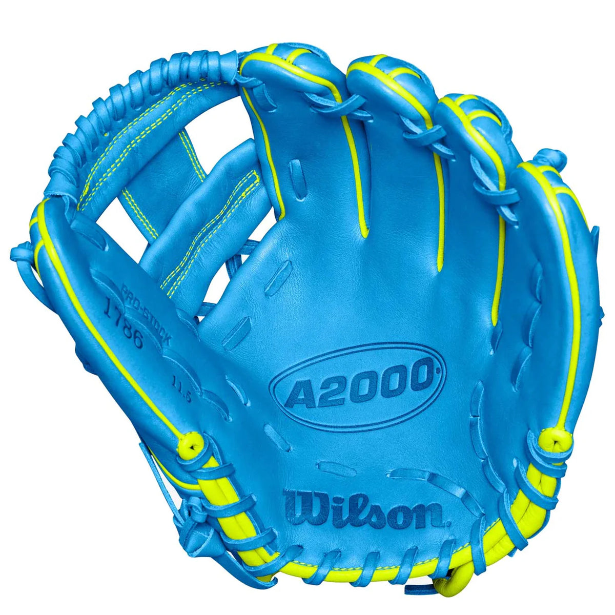 Wilson A2000 Fall 2024 1786 Sky Blue/Optic Glove – Silverstar-Sports Inc