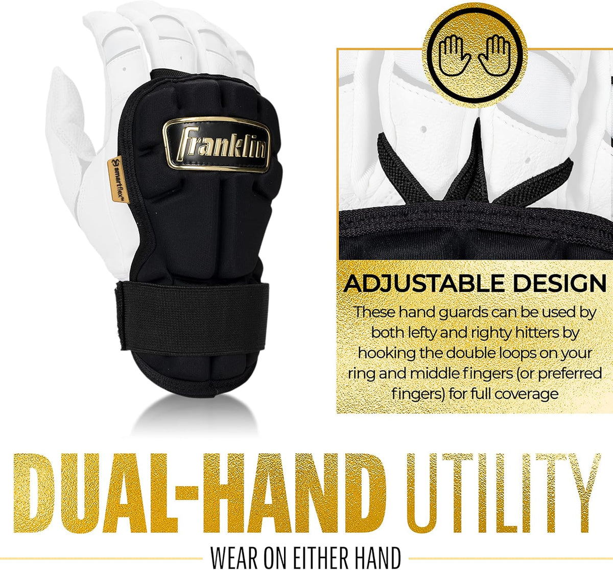 Franklin Hand Guard LG PRT Protective Batter's Hand Guard – Silverstar ...